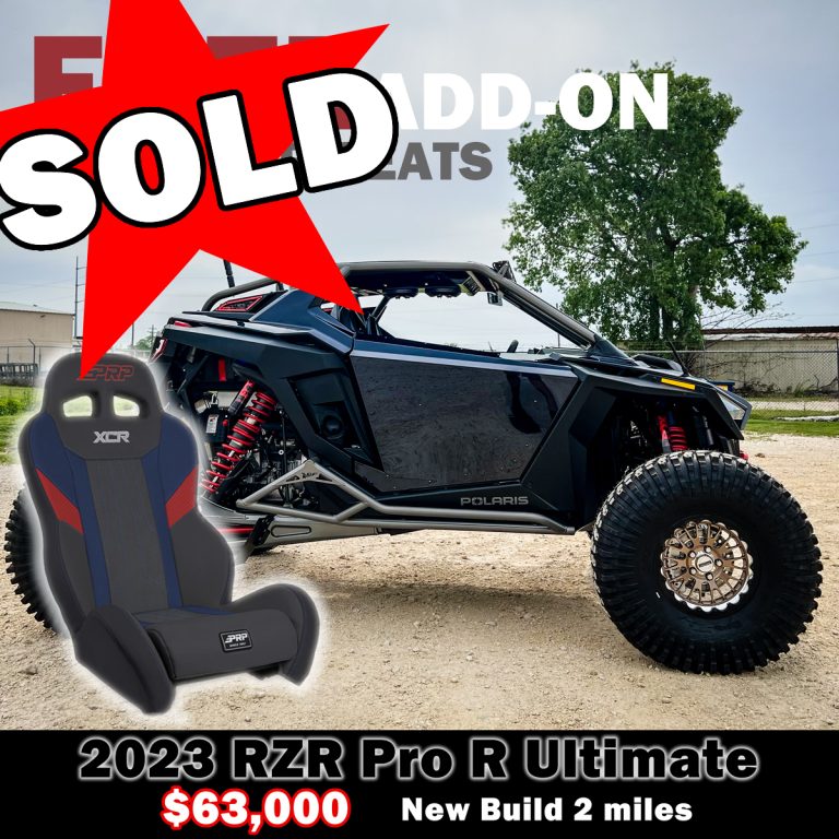 2023 RZR Pro R Ultimate 2 seater