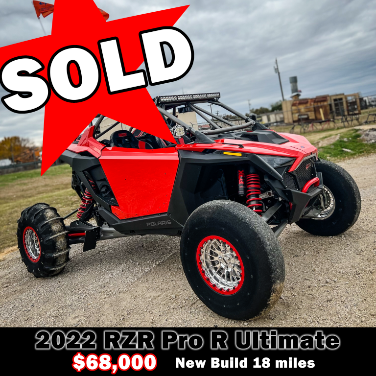 2022 RZR Pro R Ultimate 4 seater. "Aventador Build"