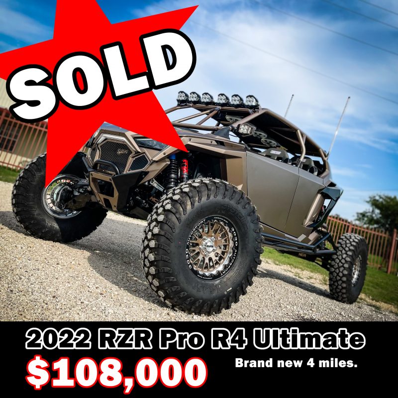 2022 RZR Pro R Ultimate 4 seater. "Aventador Build"