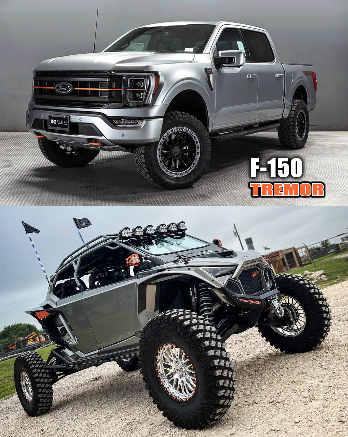 2022 RZR Pro R 4 Seat Launch Edition. Iconic Silver - ABF Fabrication