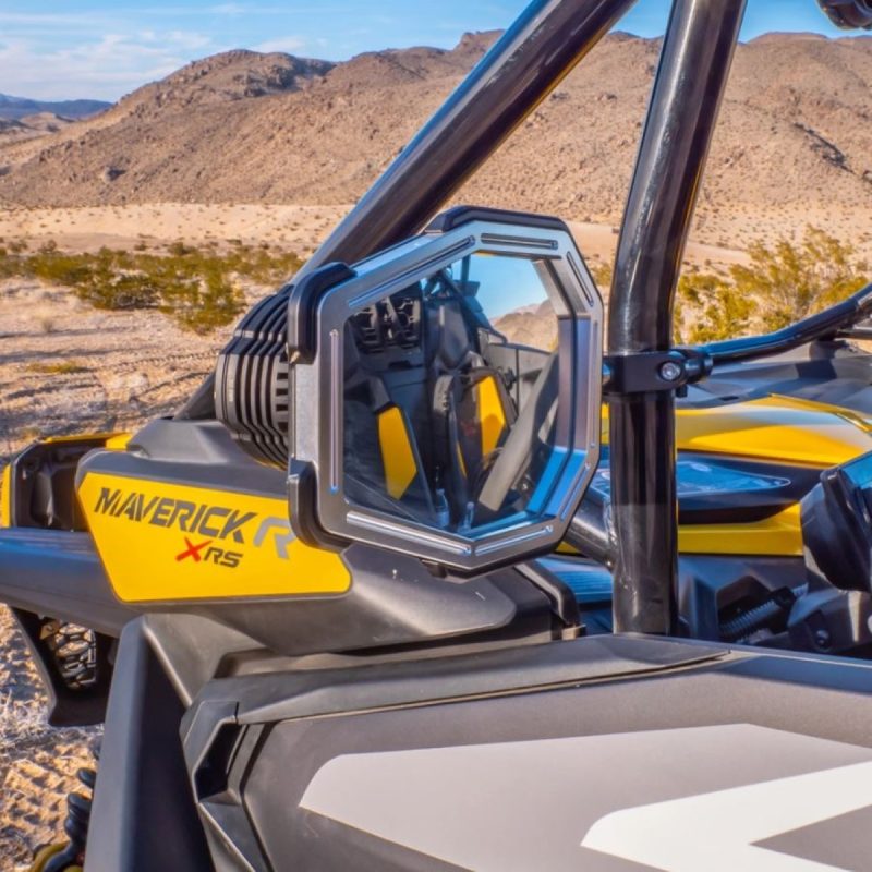 DRT Billet Aluminum Tactical Convex Mirror Set - ABF Fabrication